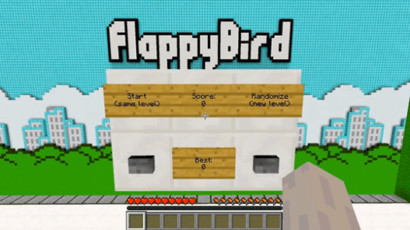[Map] Flappy Bird [14w11b] - Minecraft-France
