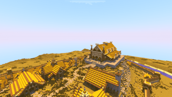 [Map] Edoras - Rohan [1.7.10] - Minecraft-France