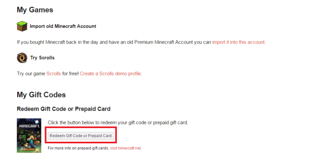 [Tutoriel] Enregistrer un Gift Code Minecraft - Minecraft-France