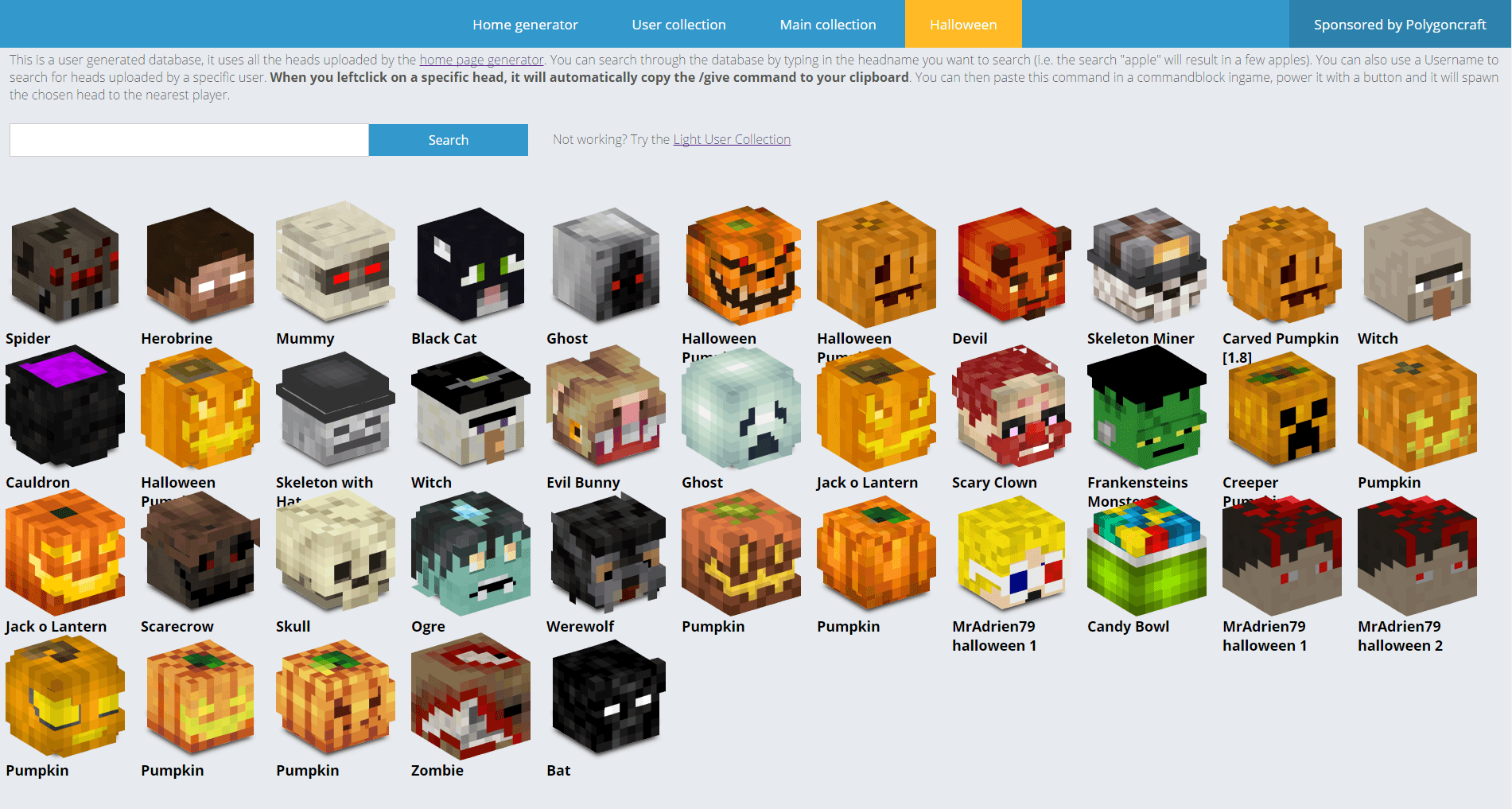 Minecraft Custom Heads 1.8