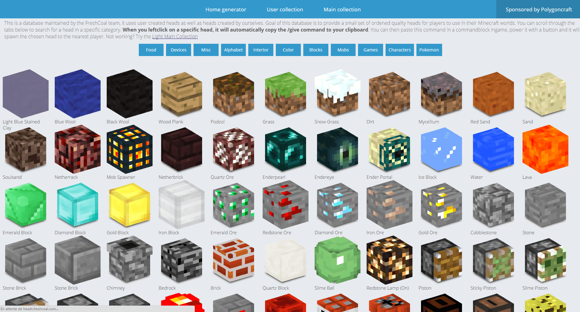 Minecraft Custom Heads 1.8