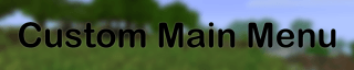 [Mod] Custom main menu [1.7.10 - 1.11.2] - Minecraft-France