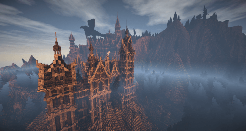 Minecraft dark castle map - bxemasters