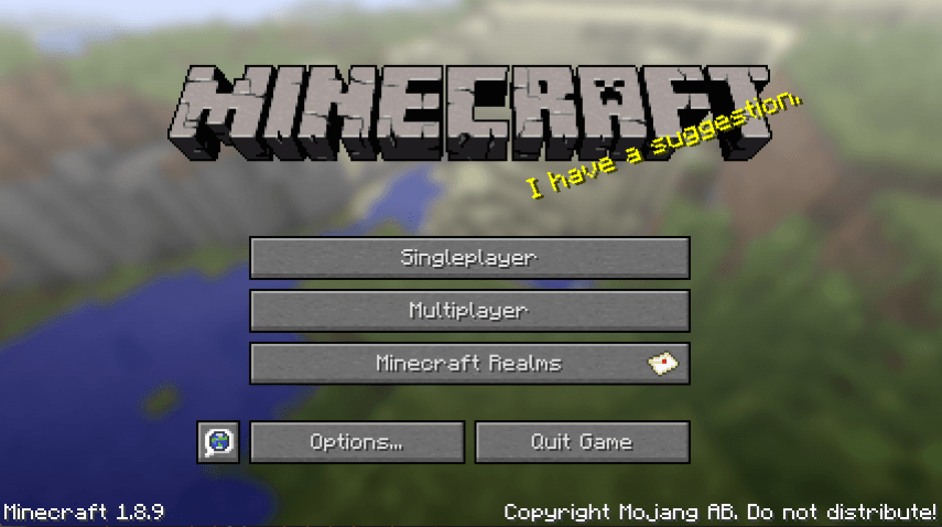 Mise-à-jour Minecraft 1.8.9