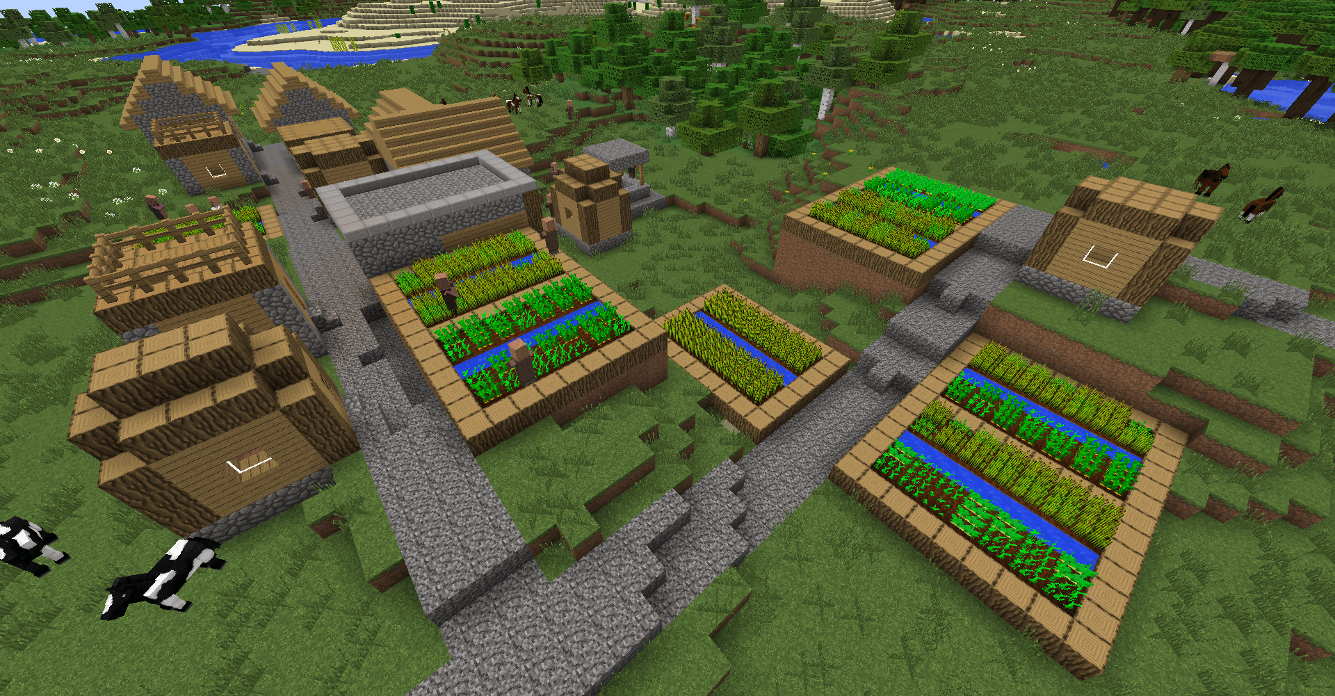 [TestZone] #5 - Agriculture : disposition & croissance - Minecraft-France