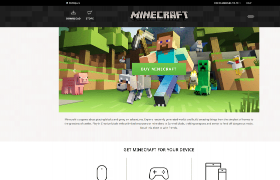 Minecraft.net version 2.0 est en ligne - Minecraft-France