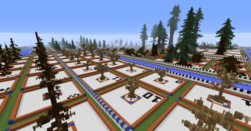 [Map] 271 Tree Schematics [1.8+] - Minecraft-France