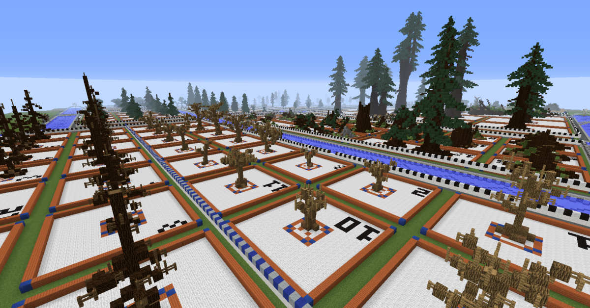 [Map] 271 Tree Schematics [1.8+] - Minecraft-France