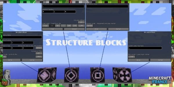 L'interface des Structure blocks dévoilée - Minecraft-France