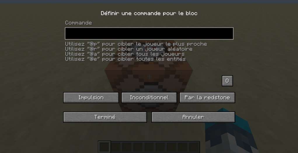 [Tutoriel] Les blocs de commande en 1.9 - Minecraft-France