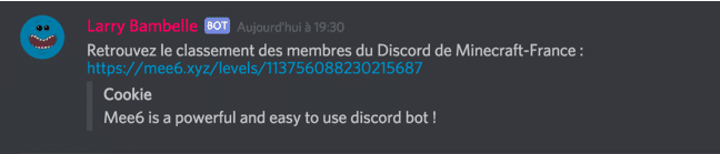 Nouveautés apportées au Discord - Minecraft-France