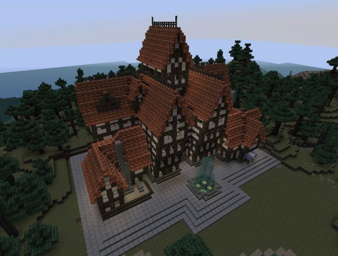 [Map Schematics] 5 Maisons Médiévales - Minecraft-France