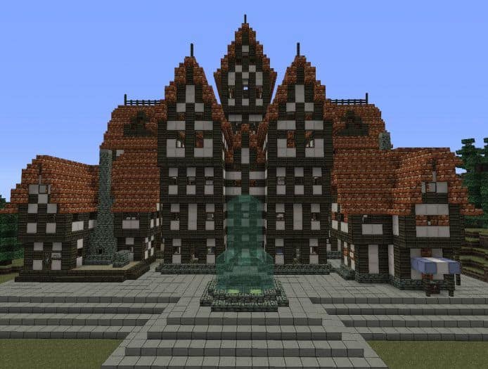 [Map Schematics] 5 Maisons Médiévales - Minecraft-France