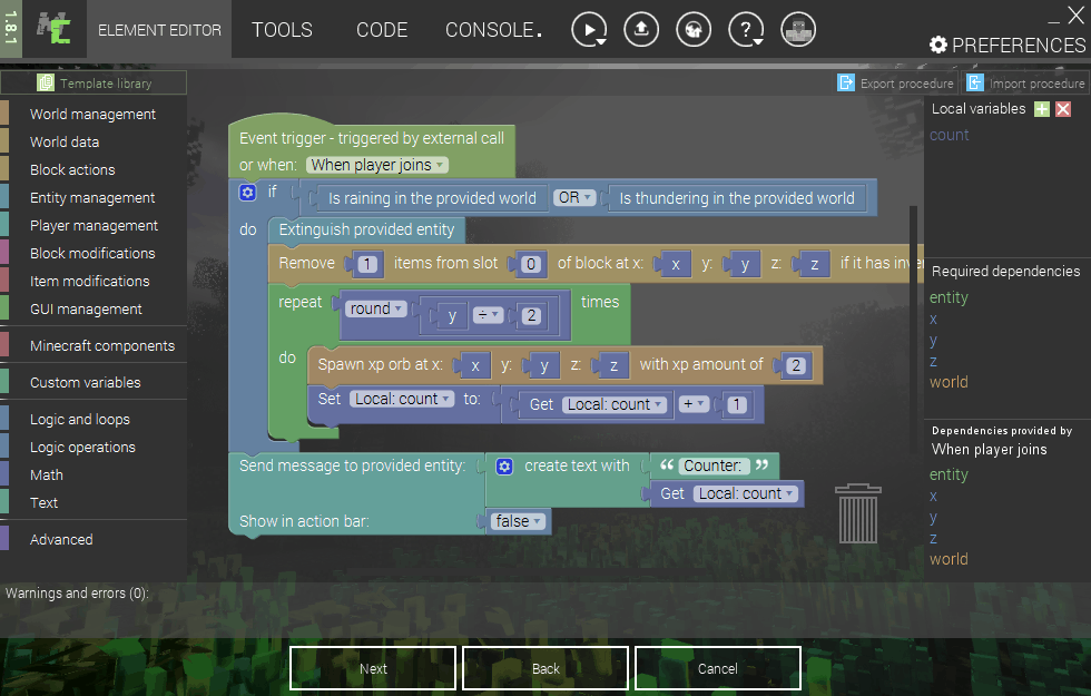 [Logiciel] MCreator [1.7.10 - 1.12.2] - Minecraft-France