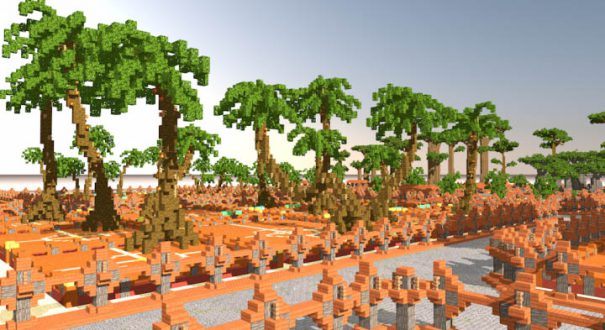 [Map] 150 Exotic and desert trees schematics [1.8+] - Minecraft-France