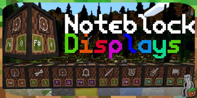 [Resource Pack] Note-Block Display 3D [1.13 - 1.19] - Minecraft-France