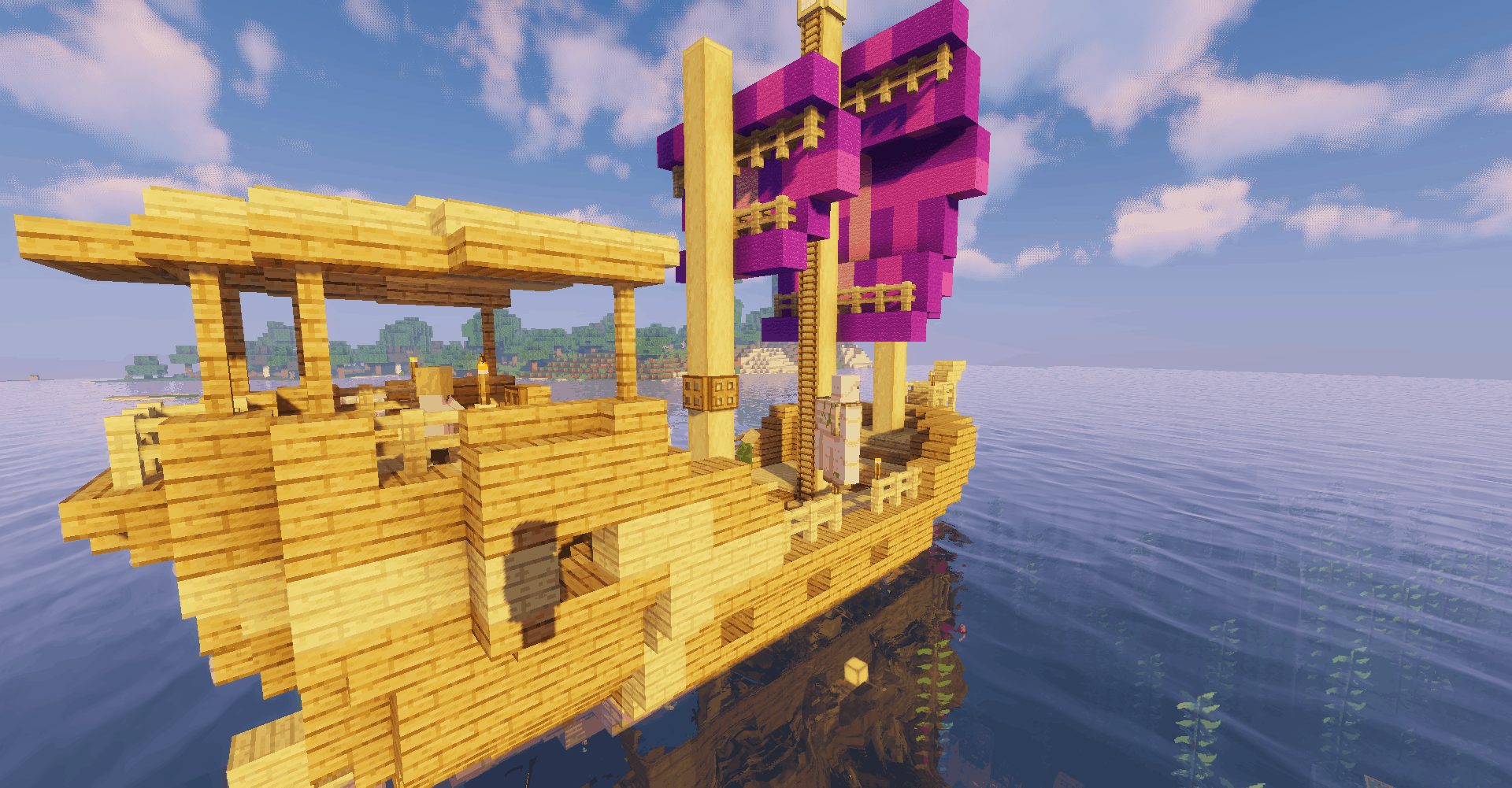 [Datapack] Ships out on the oceans [1.13.2] - Minecraft-France