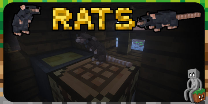 Mod : Rats 🐭 [1.12.2 - 1.16.5] - Minecraft-France