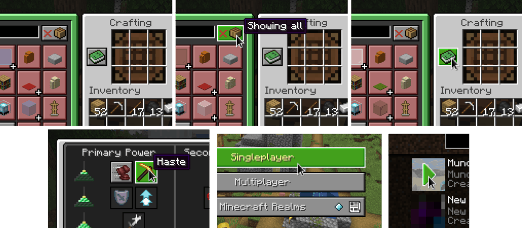 Resource Pack : InventorySense UI [1.8 - 1.16] - Minecraft-France