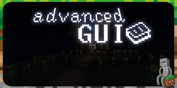 [Resource Pack] Advanced GUI [1.13 - 1.16] - Minecraft-France