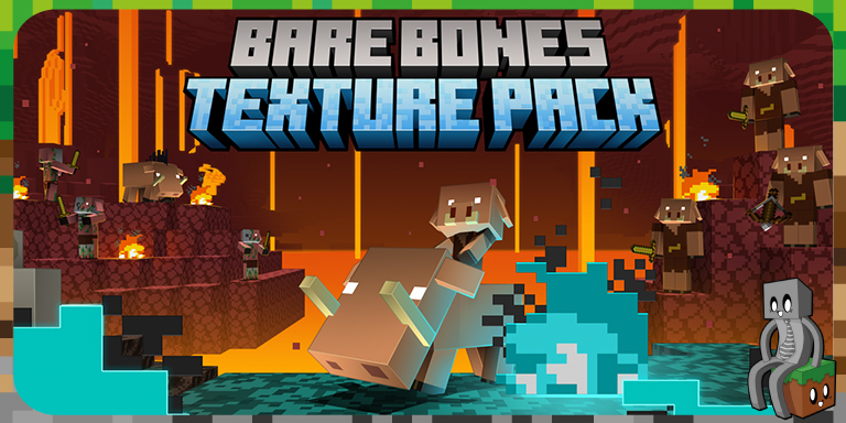 Resource Pack : Bare Bones [1.8 - 1.16] - Minecraft-France