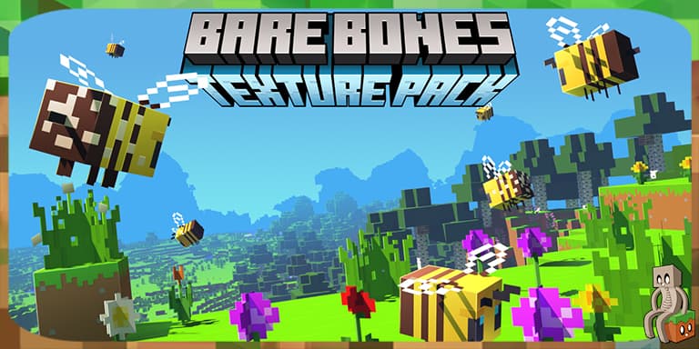 [Resource Pack] Bare Bones [1.8 - 1.15] - Minecraft-France