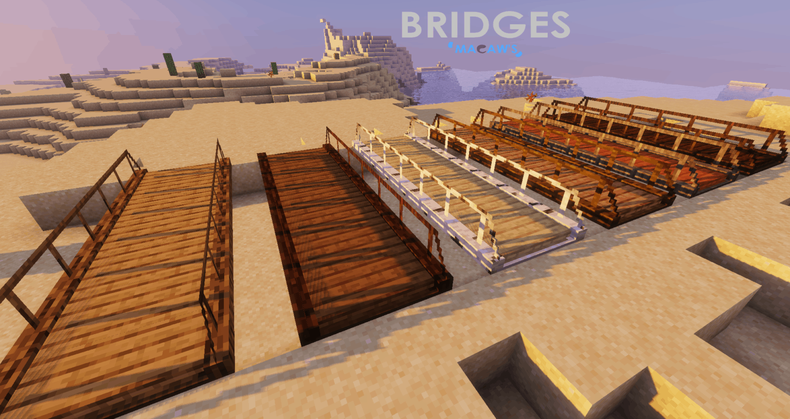 Mod : Macaw's Bridges [1.12.2 à 1.21.8] - Minecraft-France