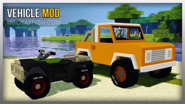 Mod : MrCrayfish's Vehicle Mod [1.12.2 - 1.16.5] - Minecraft-France