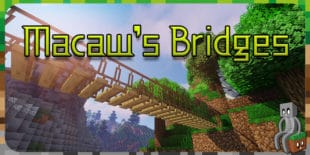 Mod : Macaw's Bridges [1.12.2 à 1.21.10] - Minecraft-France