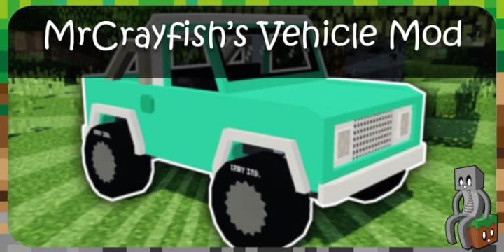 Mod : MrCrayfish's Vehicle Mod [1.12.2 - 1.16.5] - Minecraft-France