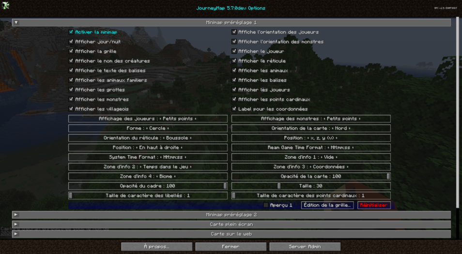 [Mod] JourneyMap [1.7.10 - 1.21.8] - Minecraft-France