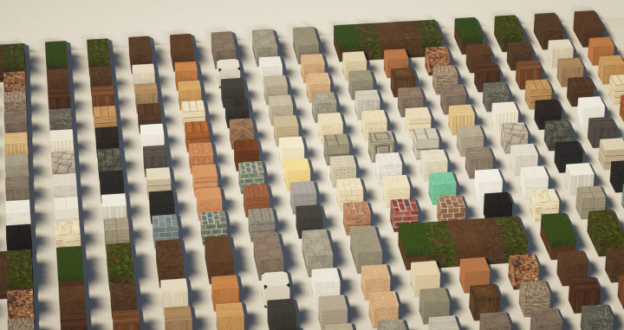 Resource Pack : Cubed Textures 🌲 [1.13 - 1.15] - Minecraft-France