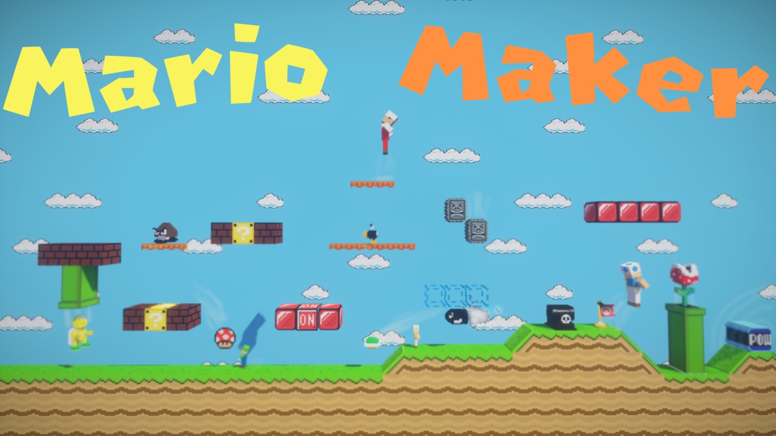 Map : Mario Maker Minecraft 🛠️ [1.15.2] - Minecraft-France