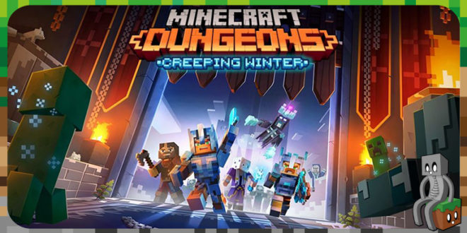 Minecraft Dungeons : DLC Creeping Winter - Minecraft-France