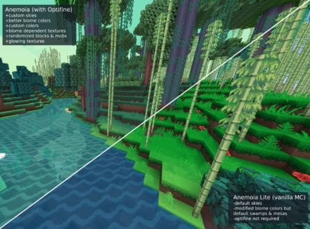 Resource Pack : Anemoia 👽 [1.16 - 1.19] - Minecraft-France