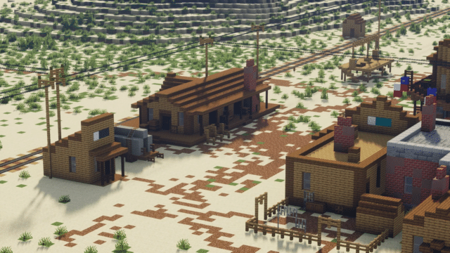 Map : Wild West Railroad Town [1.16] - Minecraft-France