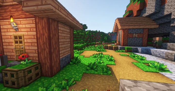 Resource Pack : Bloom Bright and Retro [1.15 - 1.19] - Minecraft-France