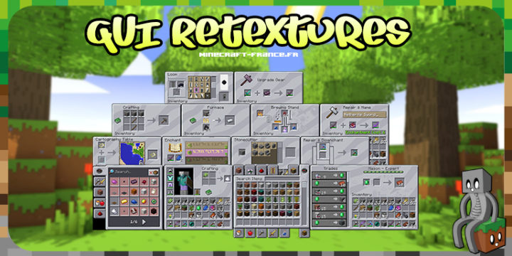 Resource Pack : GUI Retextures [1.18 - 1.21] - Minecraft-France