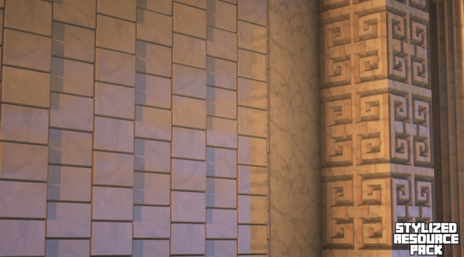 Resource Pack : Stylized [1.14 - 1.16] - Minecraft-France