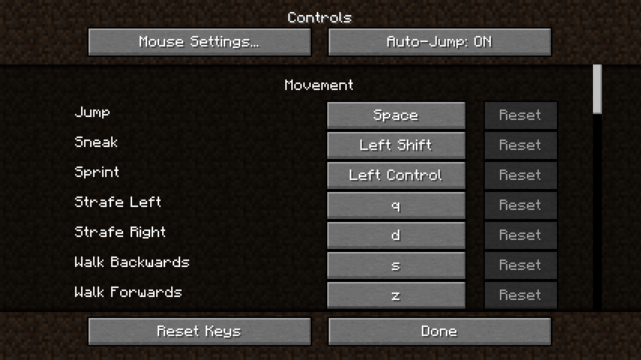 Les contrôles de Minecraft - Minecraft-France