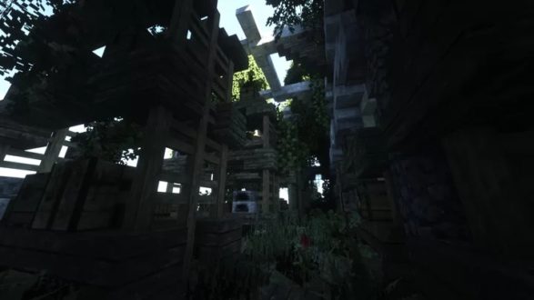 Minecraft overgrown city map - getalkak