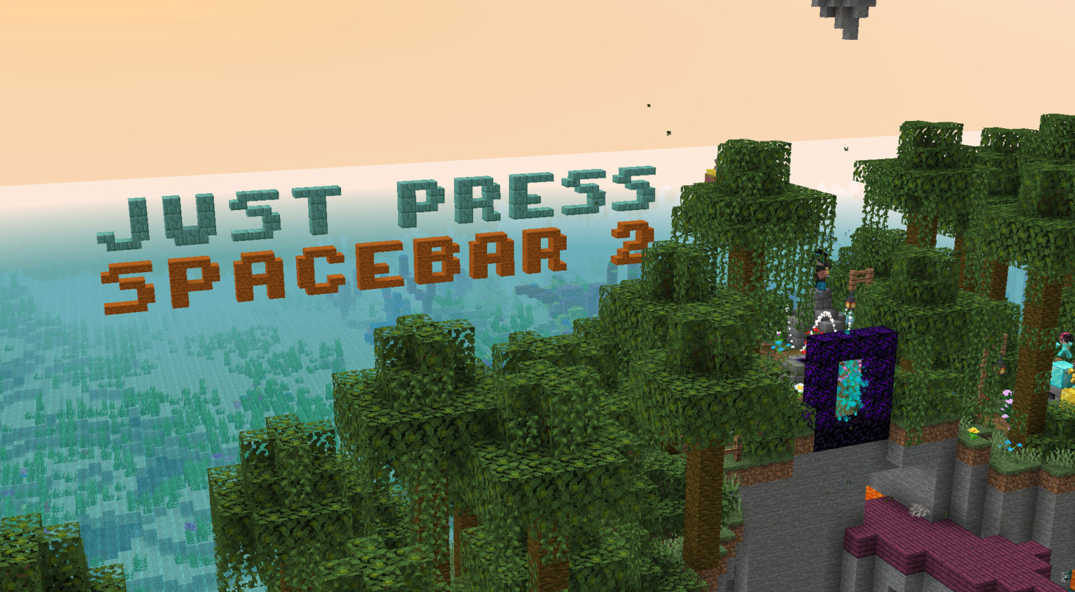 Map : Just Press Spacebar 2 [1.16.5] - Minecraft-France