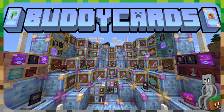 Mod : Buddycards 🃏 [1.16.5 - 1.18.2] - Minecraft-France