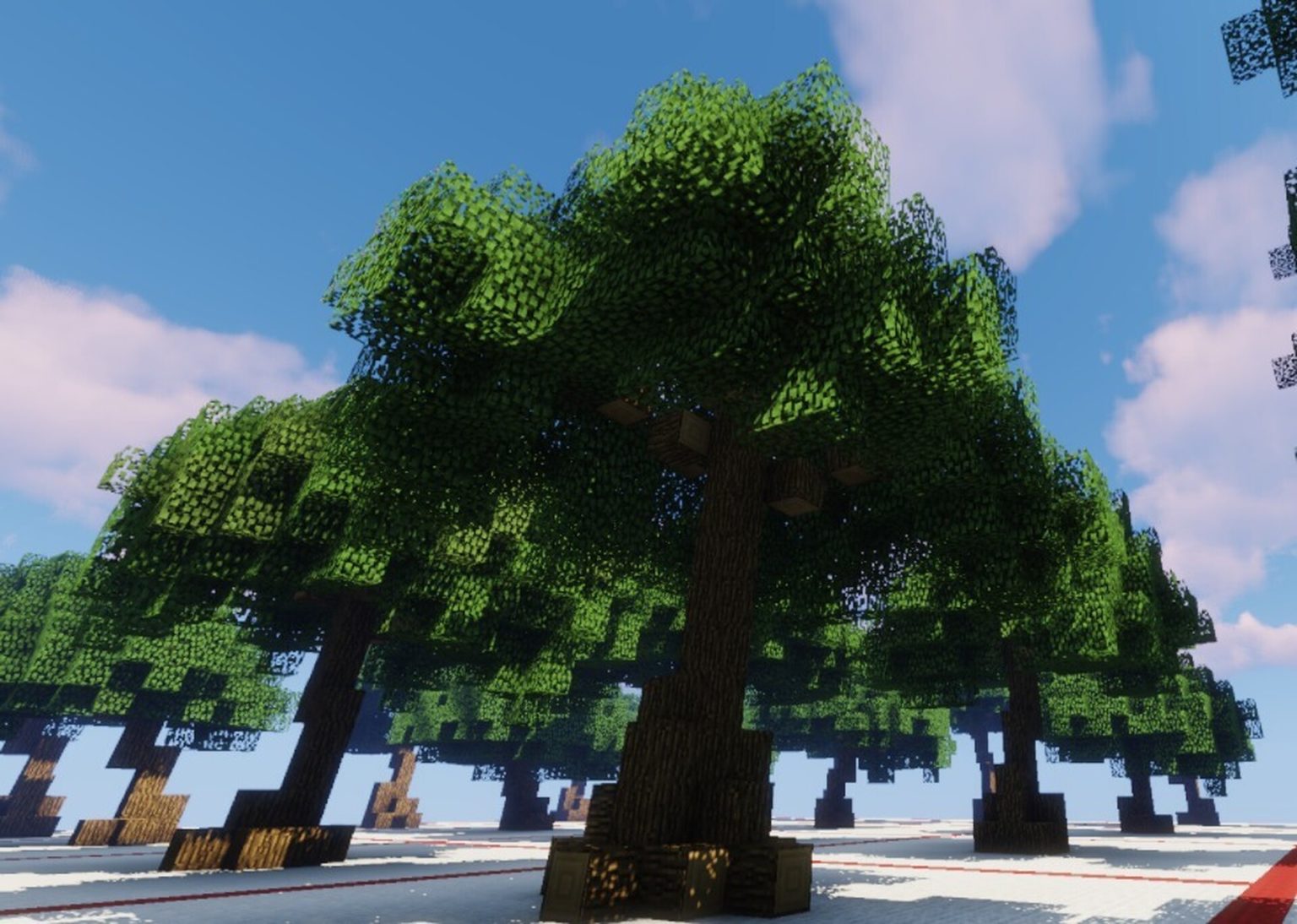 Map : 64 arbres personnalisés pour Minecraft [1.16] - Minecraft-France