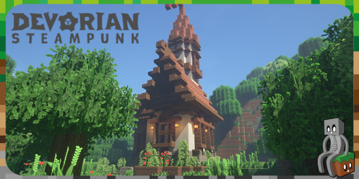 Resource Pack : Devorian Steampunk [1.16] - Minecraft-France