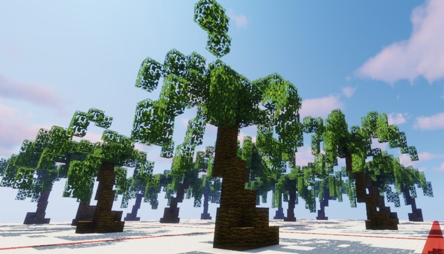 Map : 64 arbres personnalisés pour Minecraft [1.16] - Minecraft-France