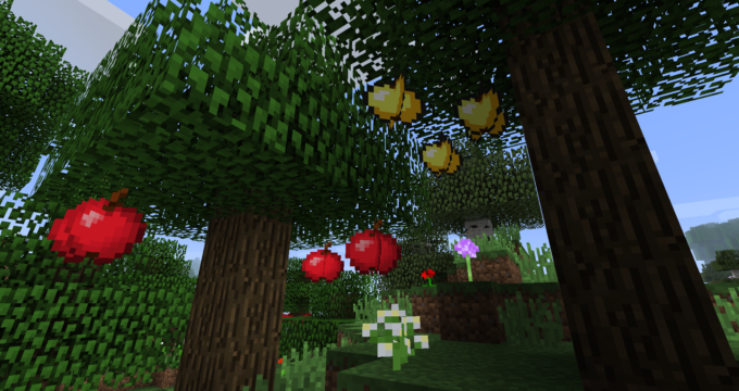 Mod : Apple Trees Revieved 🍎[1.12.2 - 1.17.1] - Minecraft-France