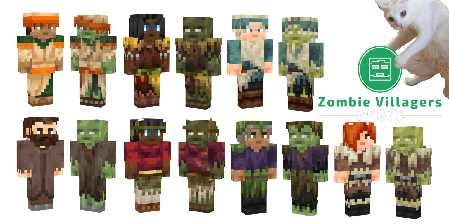Resource Pack : Human Villagers [1.16 - 1.17] - Minecraft-France