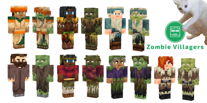 Resource Pack : Human Villagers [1.16 - 1.17] - Minecraft-France