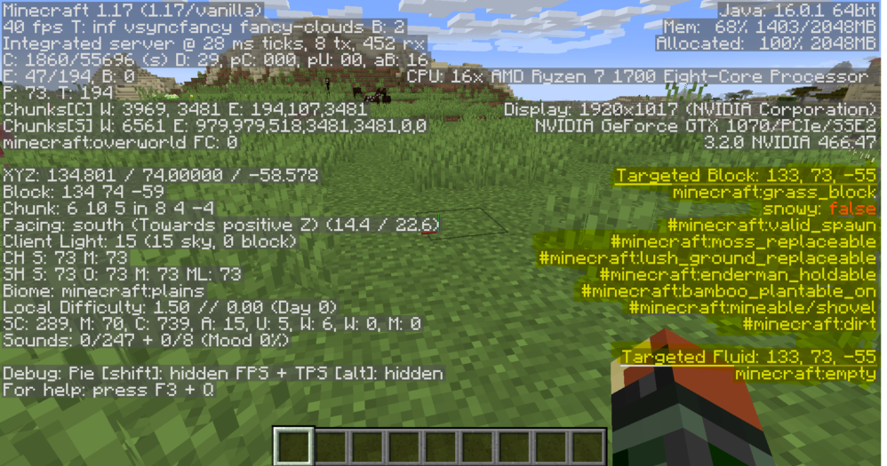 Comment fonctionne la touche F3 dans Minecraft ? - Minecraft-France